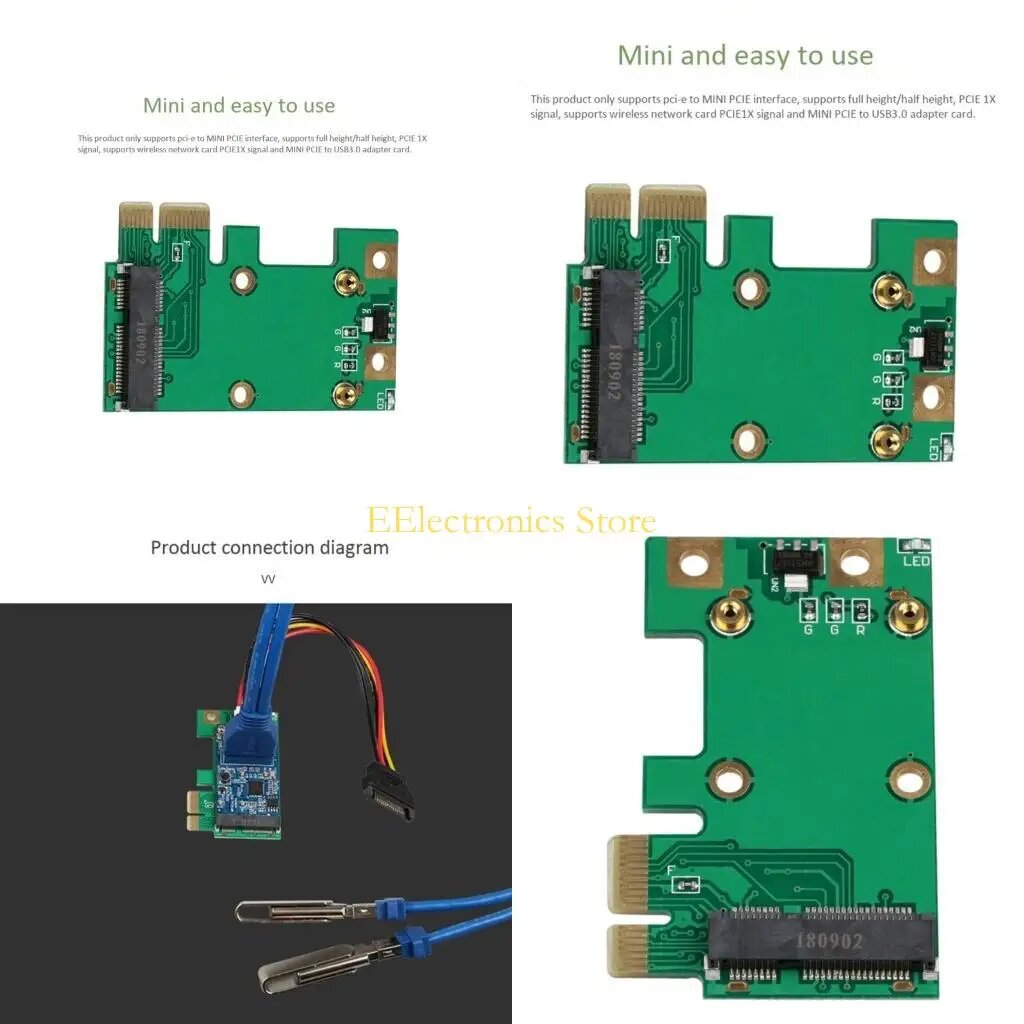 PCIe to Mini PCIE Адаптер