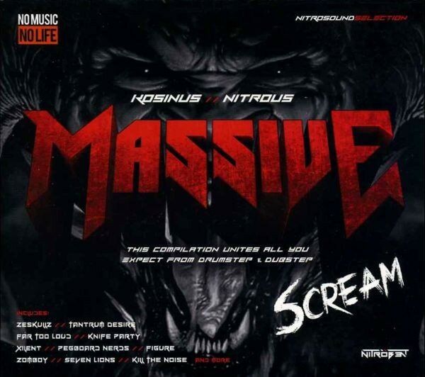 Kosinus / Nitrous. Massive Scream (2 CD) (СД диск, Картонный бокс (digipack)) — фото 1