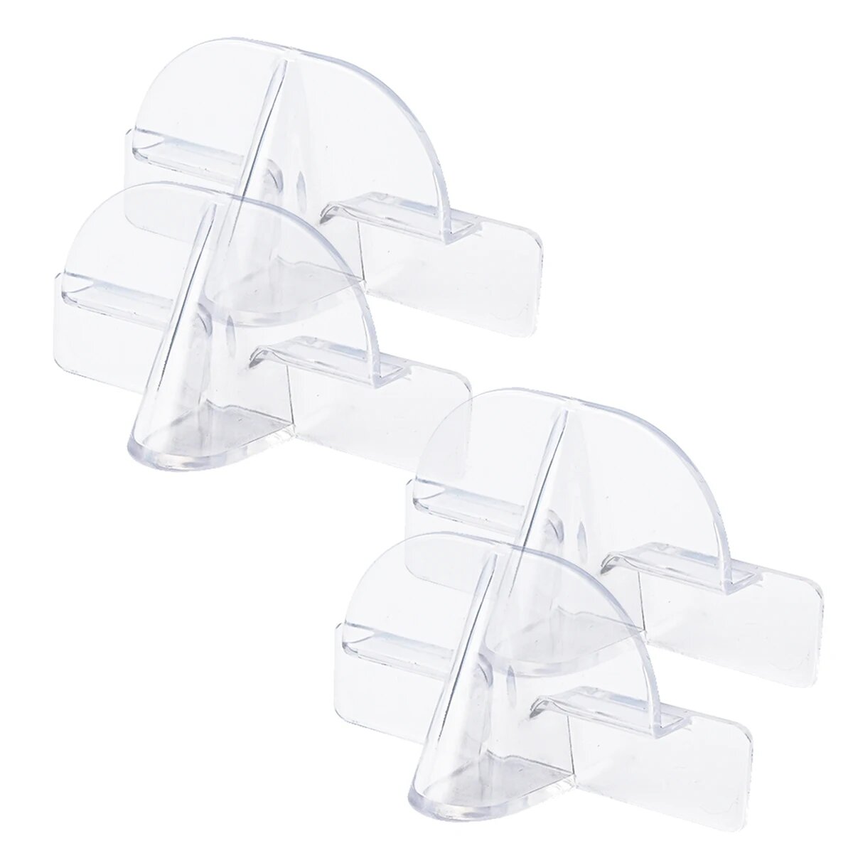 Прозрачная пластиковая подставка для очков 4pcs