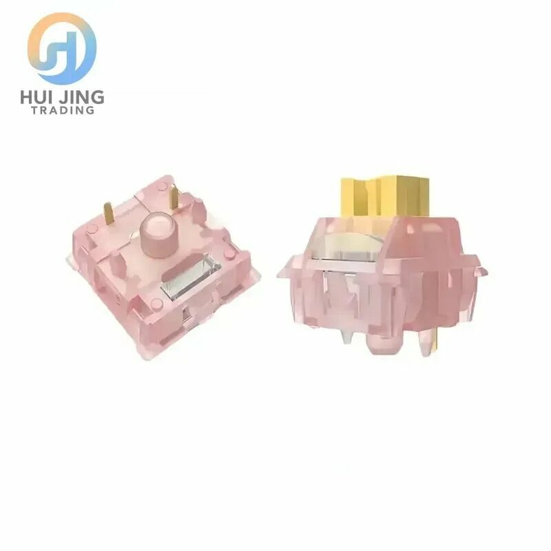Свитчи Outemu Silent Peach V3, бесшумные для механических клавиатур (45 штук)