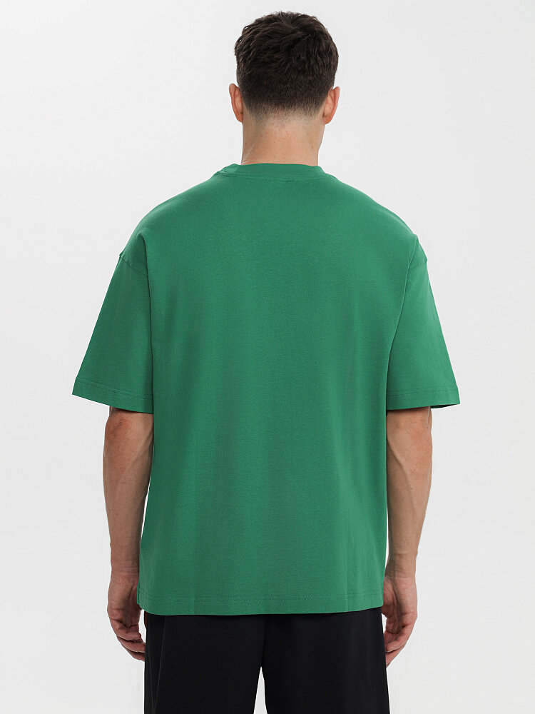 Футболка PUMA Essentials Graphic Tee, размер 50-52, зелeный — фото 1