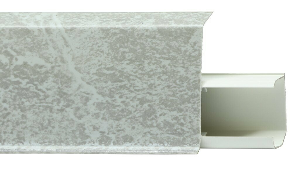 Плинтус пластиковый Winart Tera 72 мм Фрост патина 730, 1 шт.