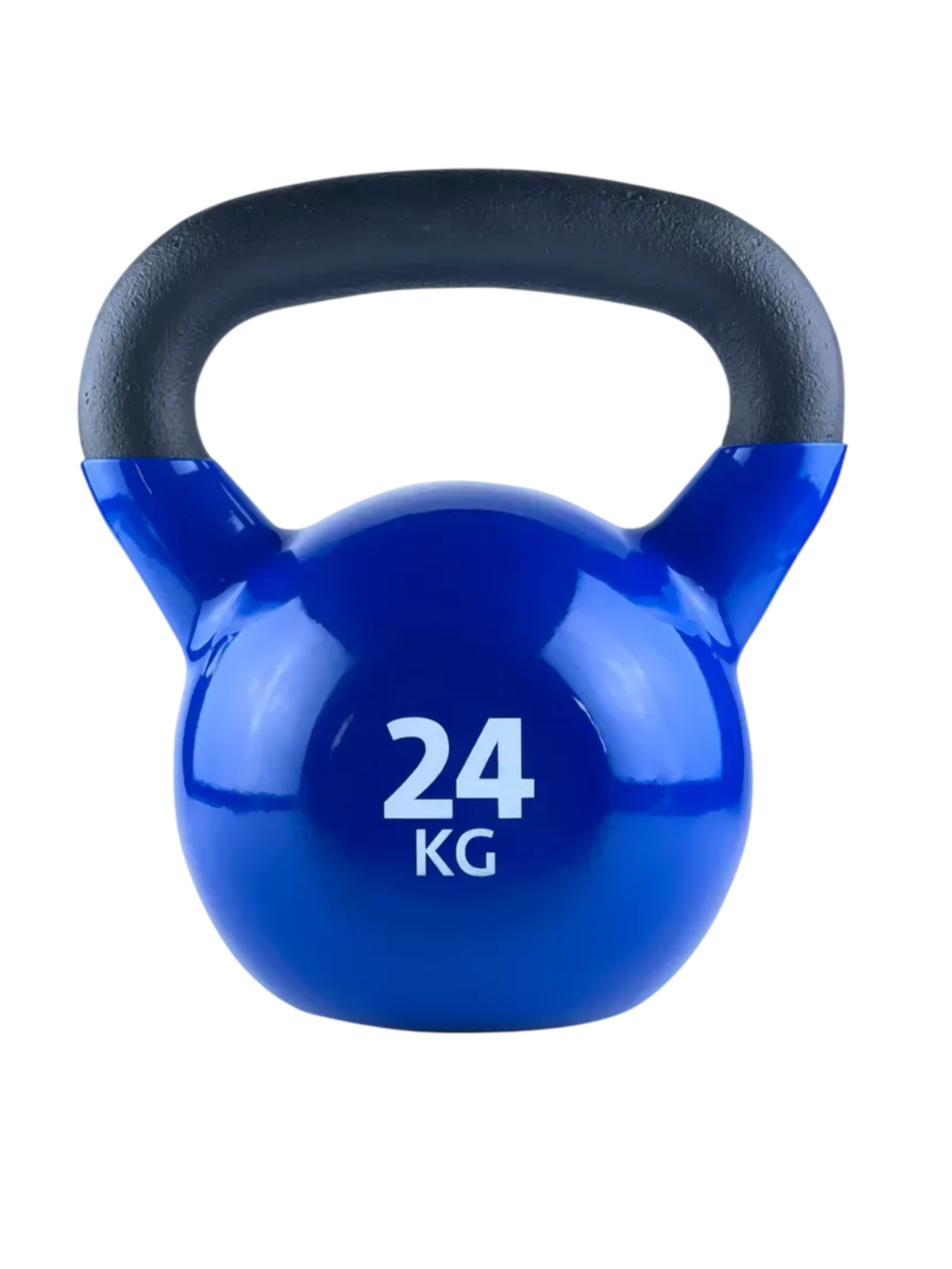 Гиря чугунная цельнолитая с виниловым покрытием для фитнеса и кроссфита SportElite