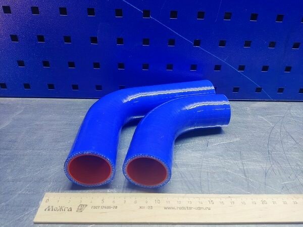 Комплект патрубков радиатора Д-240, МТЗ-80/82 (2шт) силикон 80-1303000