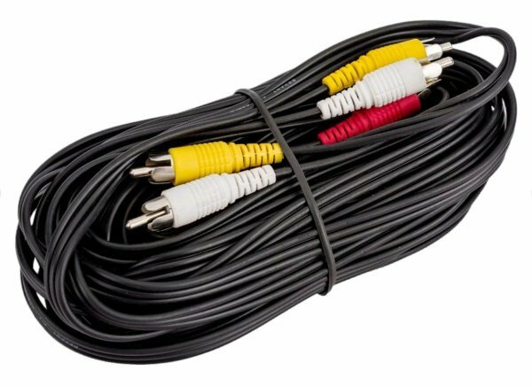 Шнур 3x3 RCA 10м REXANT