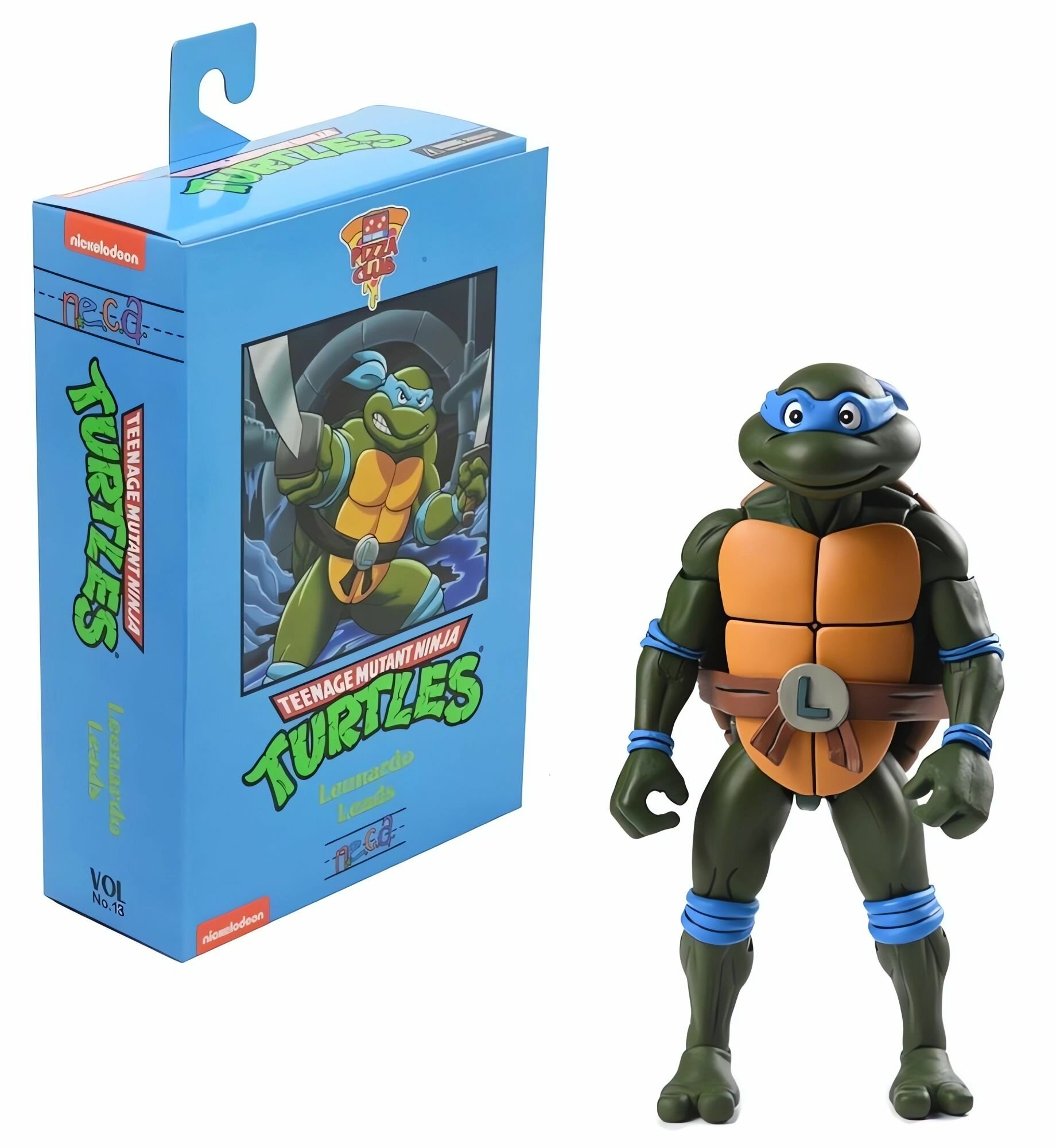 Коллекционная фигурка от "NECA". "Леонардо" ("Черепашки-ниндзя") Teenage Mutant Ninja Turtles Ultimate Leonardo (VHS) Ориг. версия