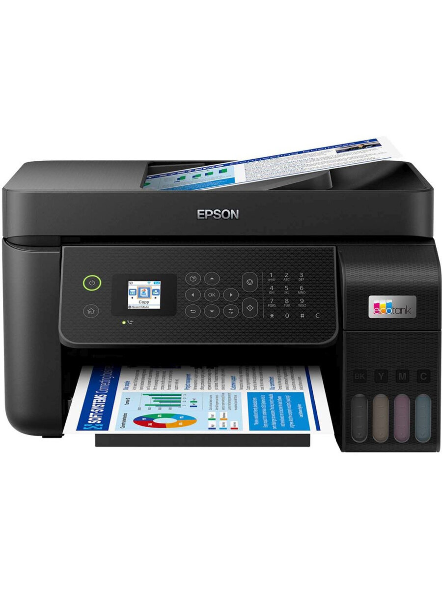 МФУ струйный Epson L5290 A4 черный (C11CJ65512/C11CJ65409)