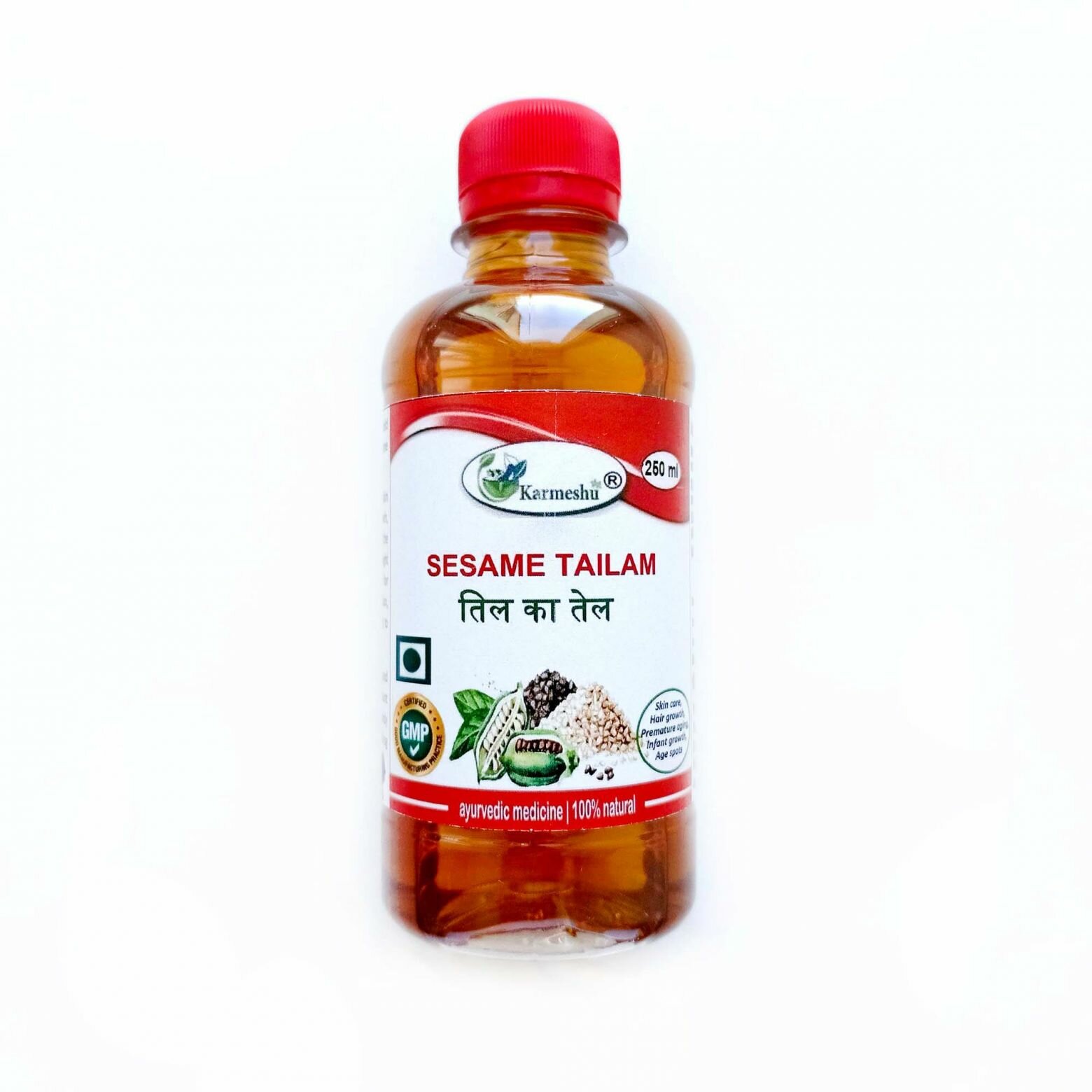 Кунжутное Масло Кармешу (Sesame oil Karmeshu) 250 мл