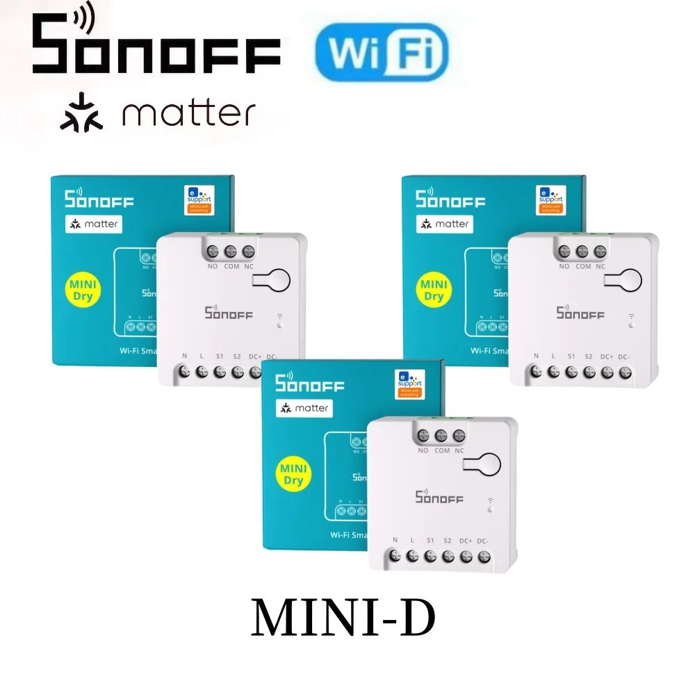 SONOFF MINI D Wi-Fi Smart Switch MINI-D (3PCS)
