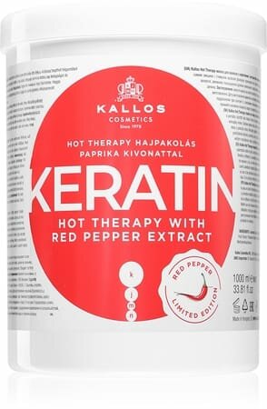 Маска для волос Kallos KJMN Professional Keratin, 1000 мл