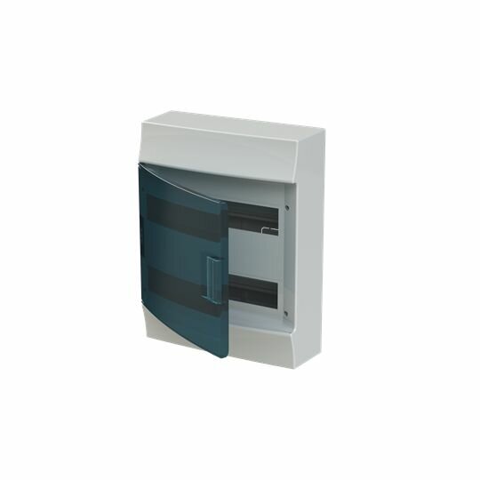Щиток настенный ABB Mistral41 24М зеленая прозрачная дверь (297х387х119) 1SPE007717F0521