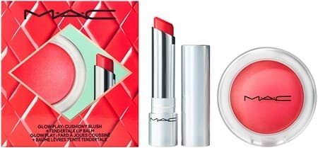 Бальзам для губ M.A.C. Set No Work All Glow Play Kit, pink