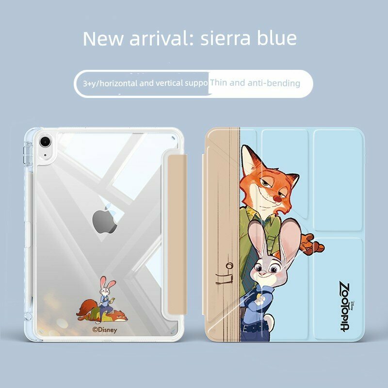 Disney Official чехол для iPad Air7 11 дюймов небесно-голубой легкий ударопрочный с отделением для ручки
