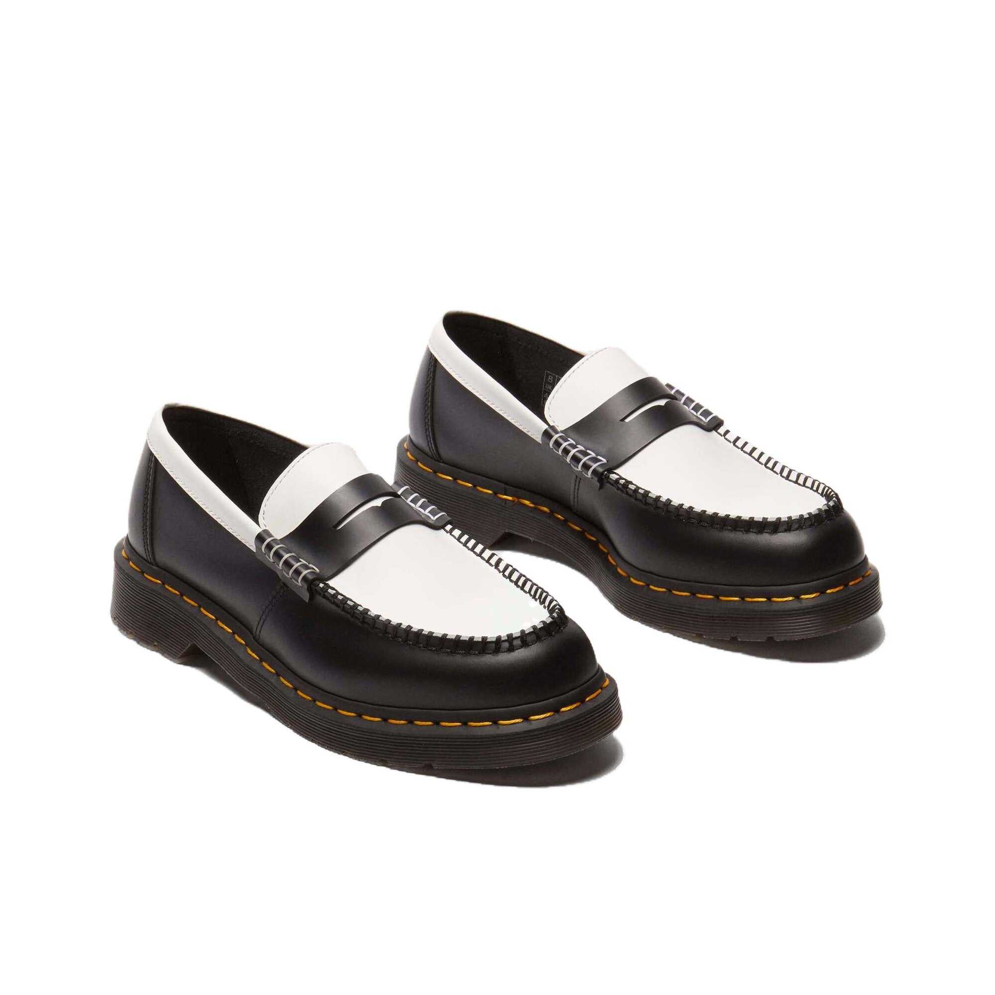 Лоферы Dr. Martens, размер EU 37 стопа (23CM), черно-белый — фото 1