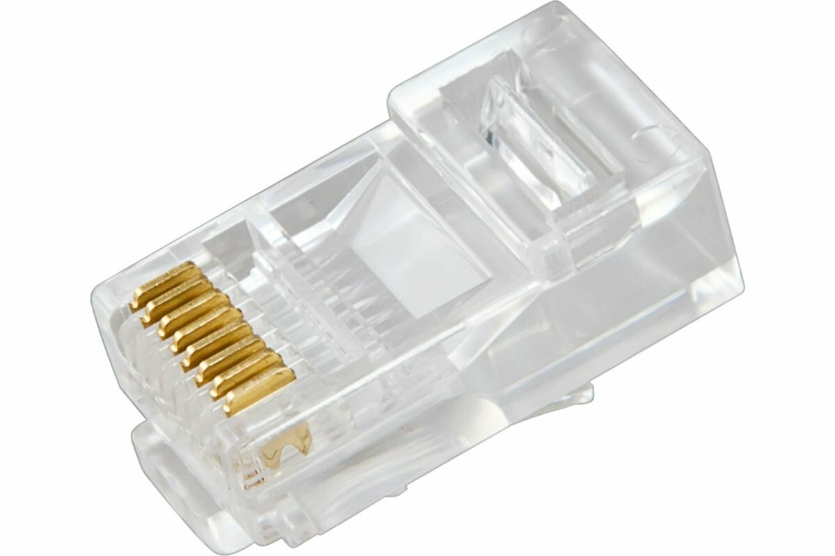 Набор Разъем сетевой PROconnect штекер RJ-45 (8P8C), на кабель, под обжим «Эконом» {05-1021-6} 100 шт