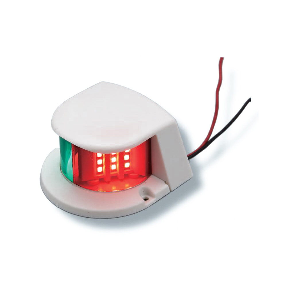 Навигационные огни бортовые AAA LED, красный/зеленый, 10–30V, IP66, накладные