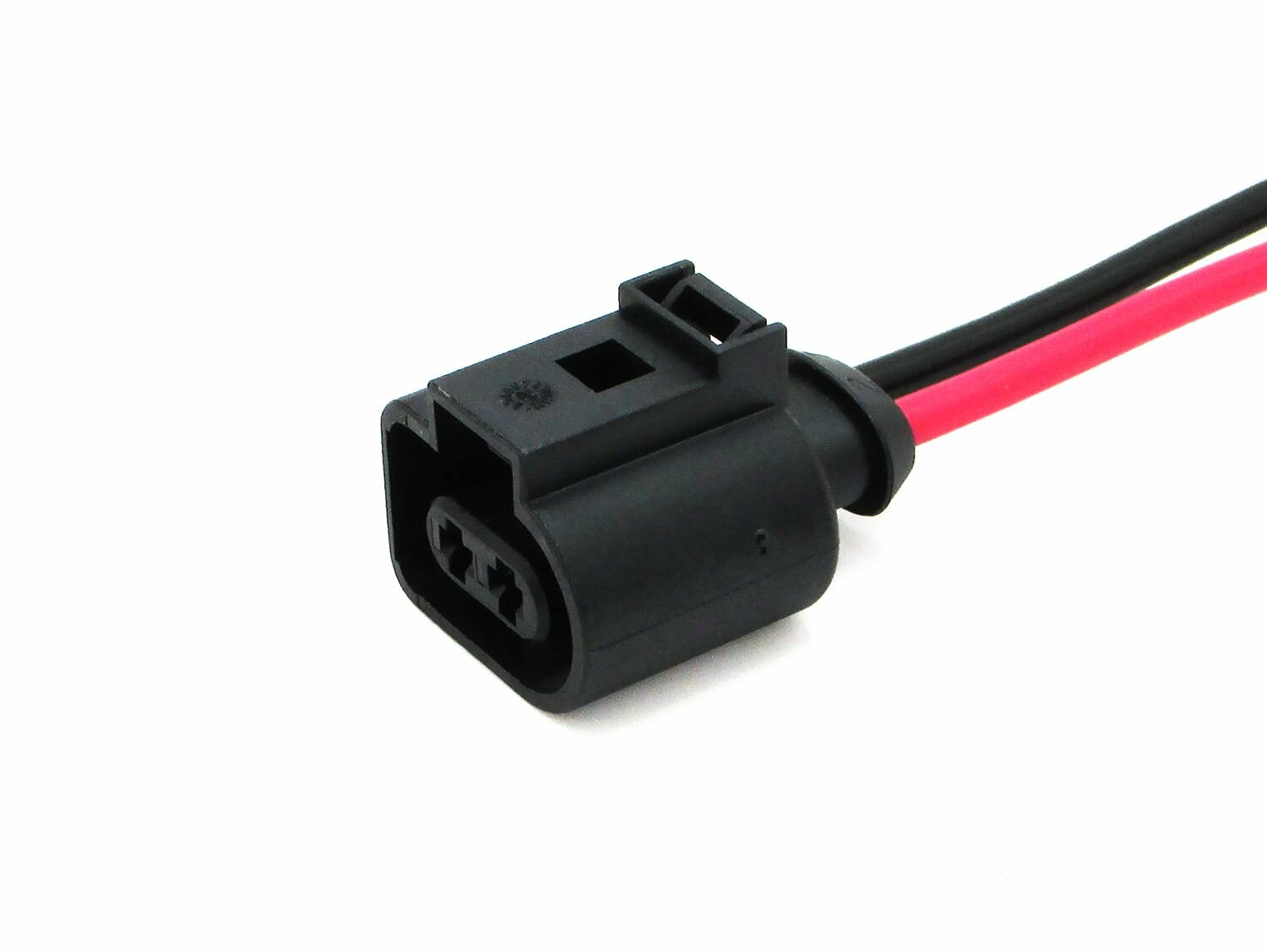 Разъем 1J0973722 2pin 2 контакта системы освещения дверей, омывателя для Audi, Seat, Skoda, Volkswagen; разъем компрессора кондиционера для Audi, Ford, Skoda, Volkswagen.