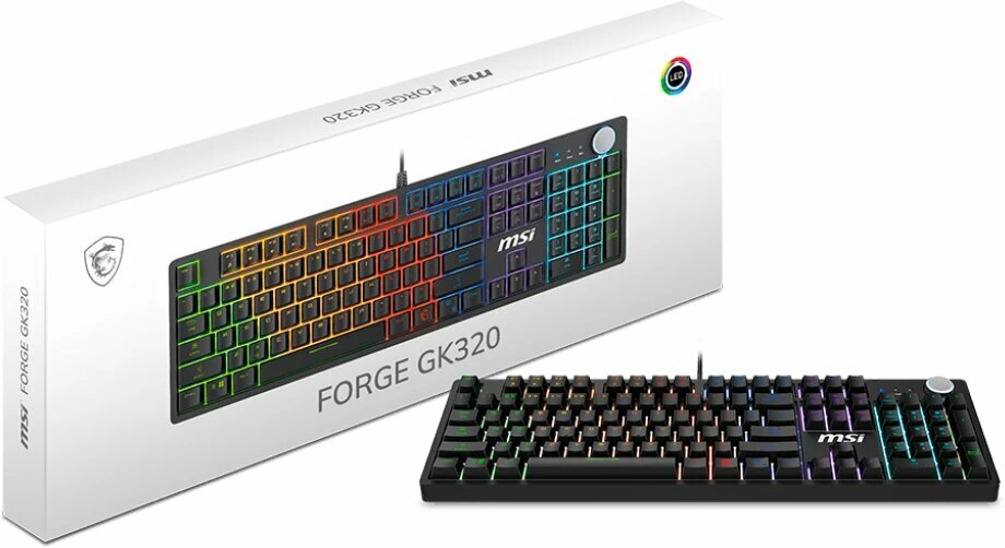 Клавиатура MSI Forge GK320 Red
