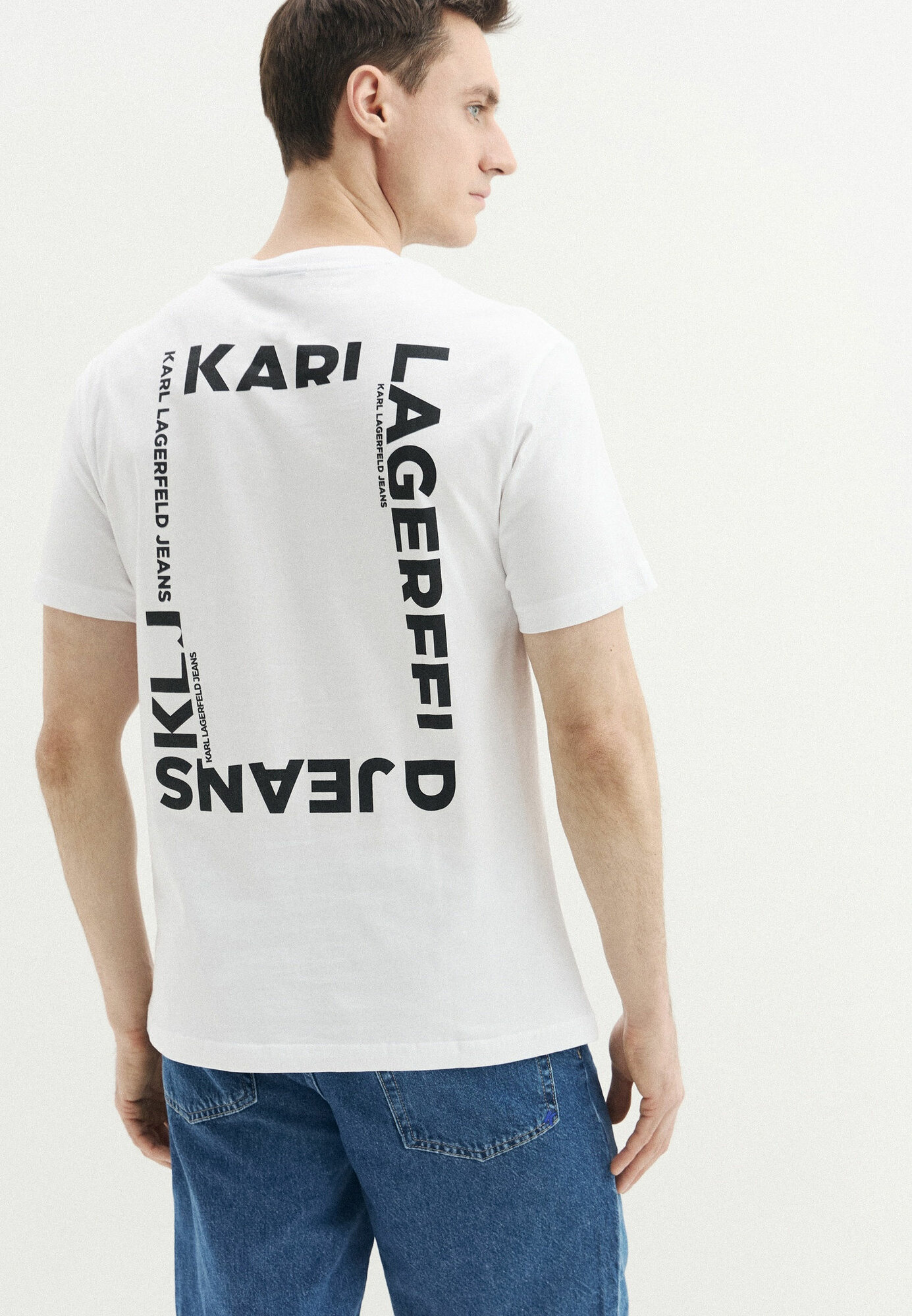 Футболка KARL LAGERFELD JEANS, 1 шт., размер XXL, белый — фото 1