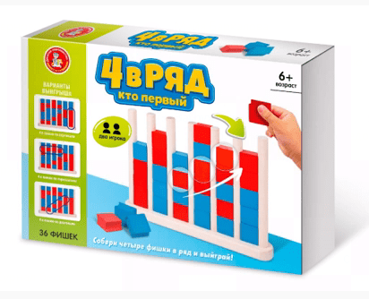Игра Четыре в ряд. Кто первый 02376