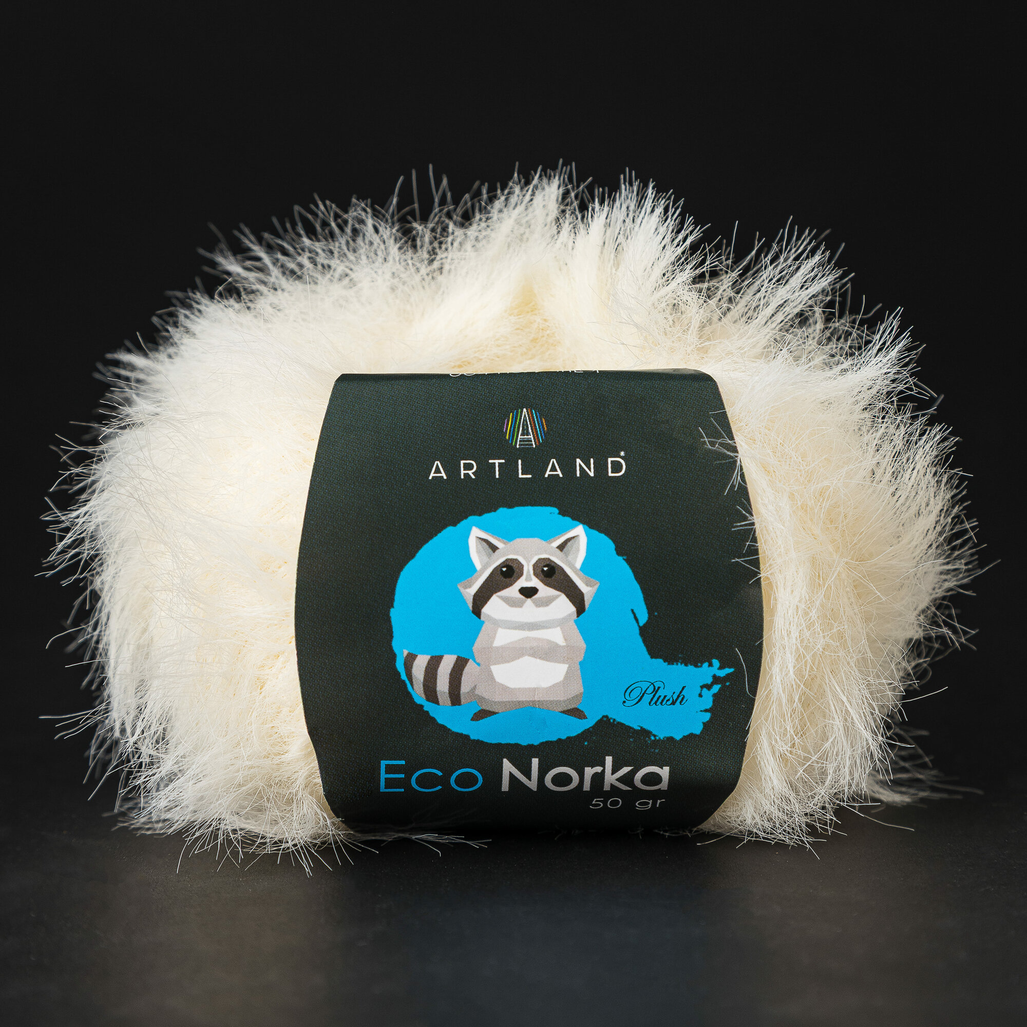 Пряжа для вязания Eco Norka Artland 2 мотка (340 м, 50 гр), цвет 04 сливочный
