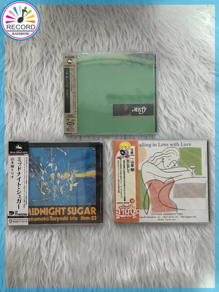 Tsuyoshi Yamamoto Trio Misty , Midnight Sugar , Falling In Love With Love 3CD Совершенно новый Запечатанный Альбом