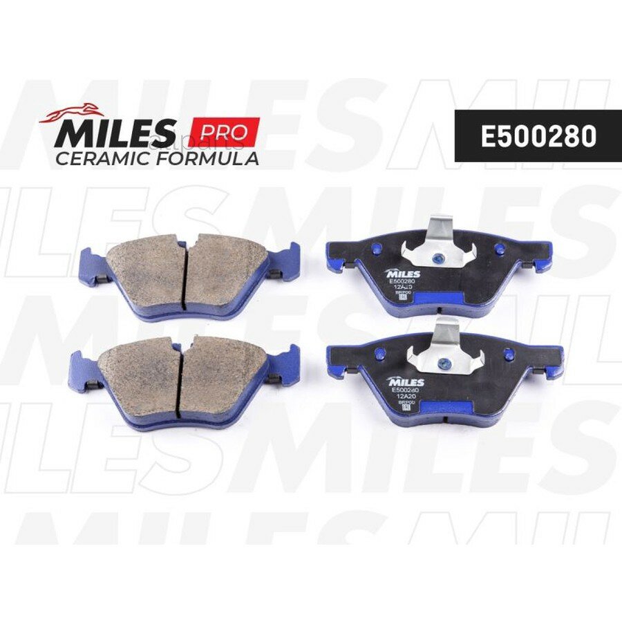 MILES E500280 Колодки тормозные BMW E90/E60 1.8-3.0 03- передние Ceramic