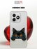 Чехол на Honor X8d / Хонор X8d с принтом Кот с янтарными глазами 2