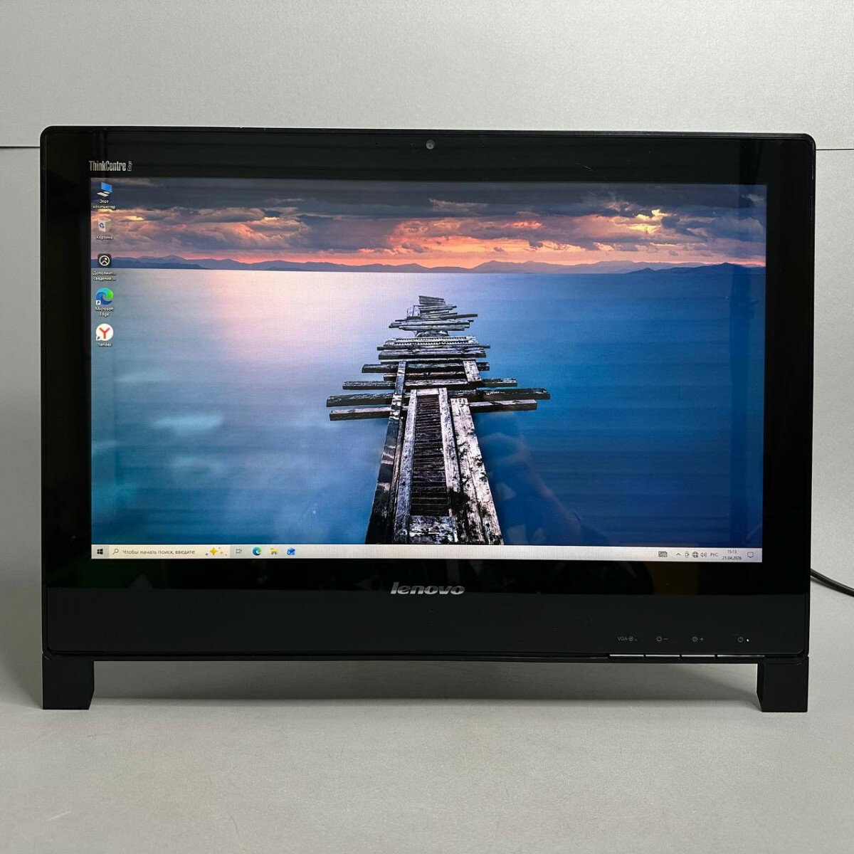 21.5" FHD Моноблок Lenovo ThinkCentre Edge 91z черный
