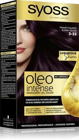 Краска для волос Syoss Oleo Intense, оттенок 3-33 Rich Plum, 1 шт