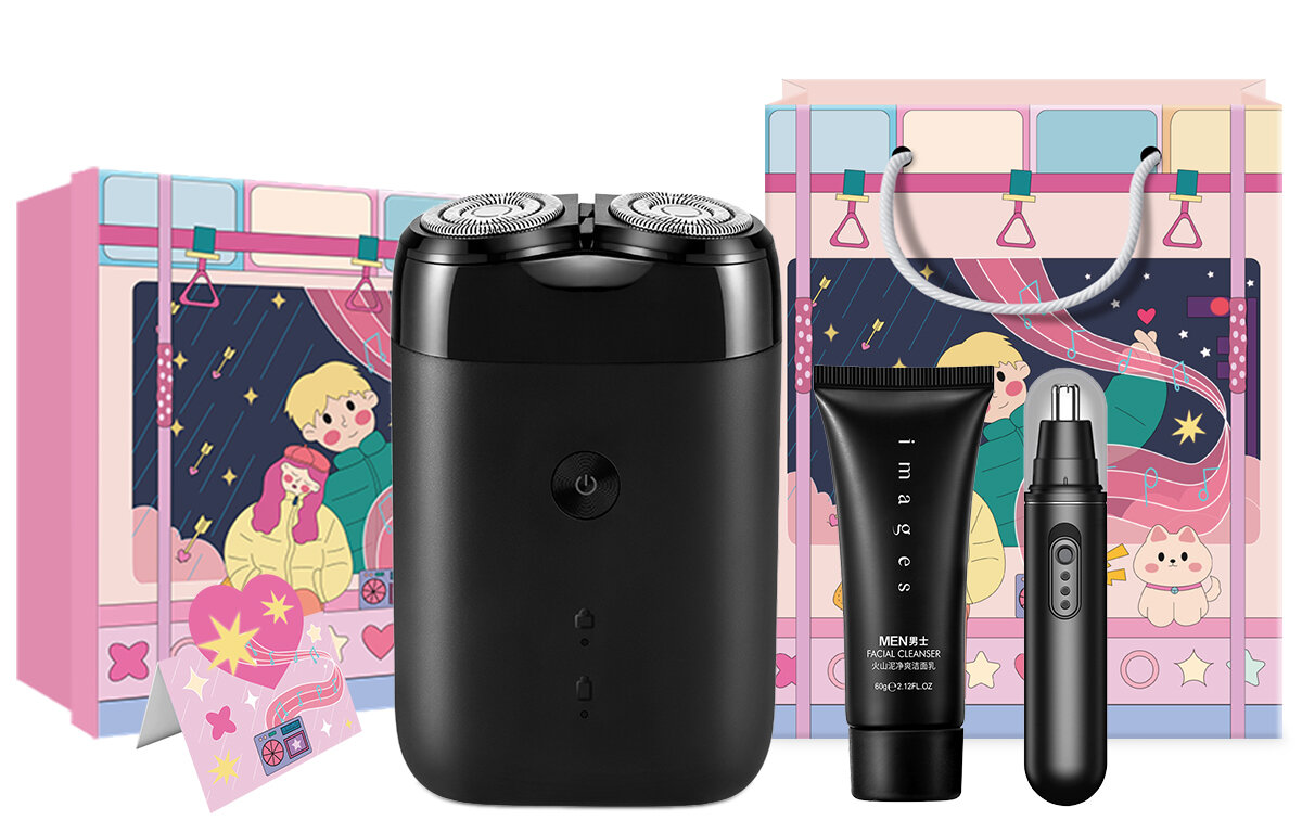 Электробритва мужская Xiaomi S100 Rotational Shaver, S 100 Laundry & Care Exclusive Box