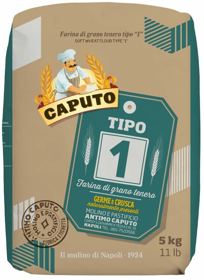 Мука CAPUTO TIPO 1 из мягких сортов пшеницы тип "1" 5кг*1