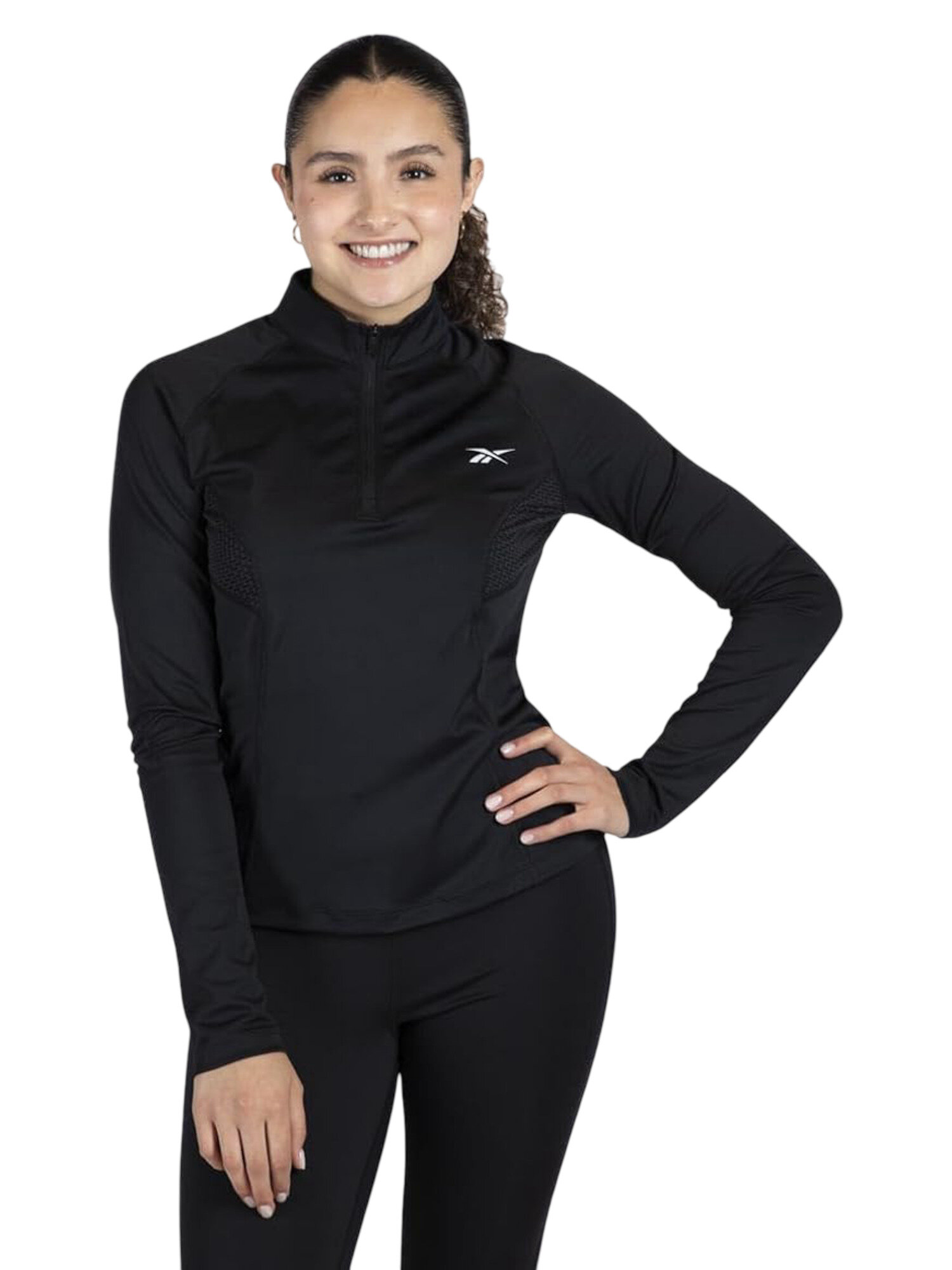 Лонгслив спортивный Running 1/4 zip