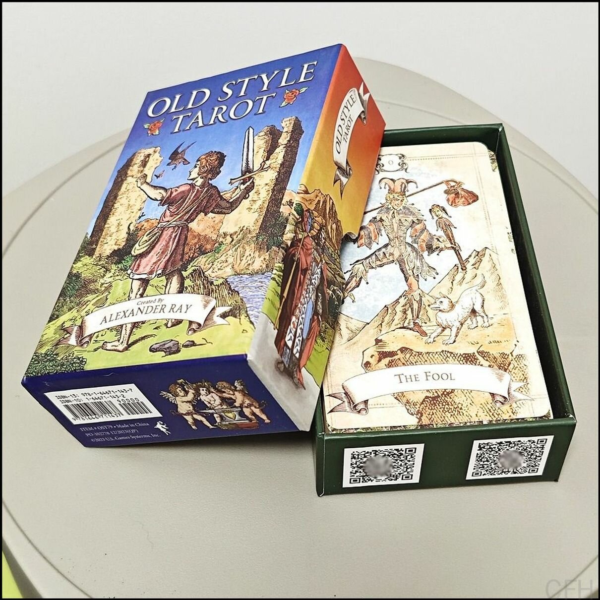 Таро старого стиля 12*7cm, гадальная колода 78 карт, Old Style Tarot
