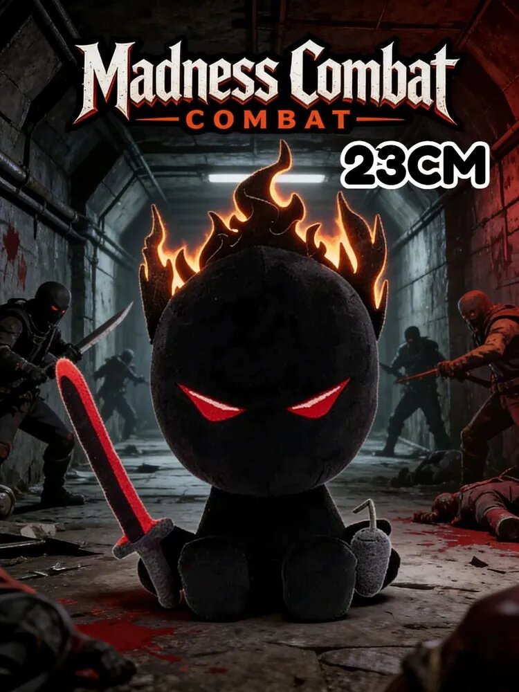 Мягкая игрушка Аудитор из игры MADNESS: Project Nexus/Madness Combat