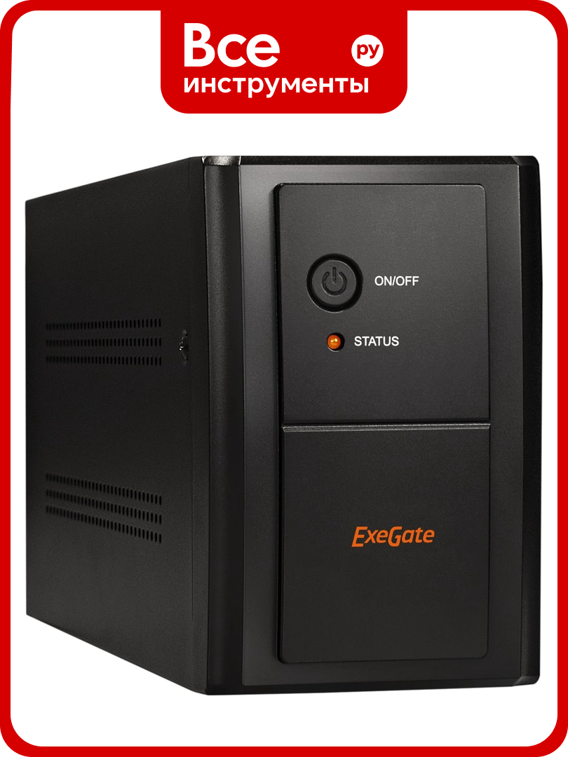 Источник бесперебойного питания ExeGate SpecialPro. UNB-2200, 2200VA/1300W, 4 розетки, USB/RJ, для чувствительного оборуд