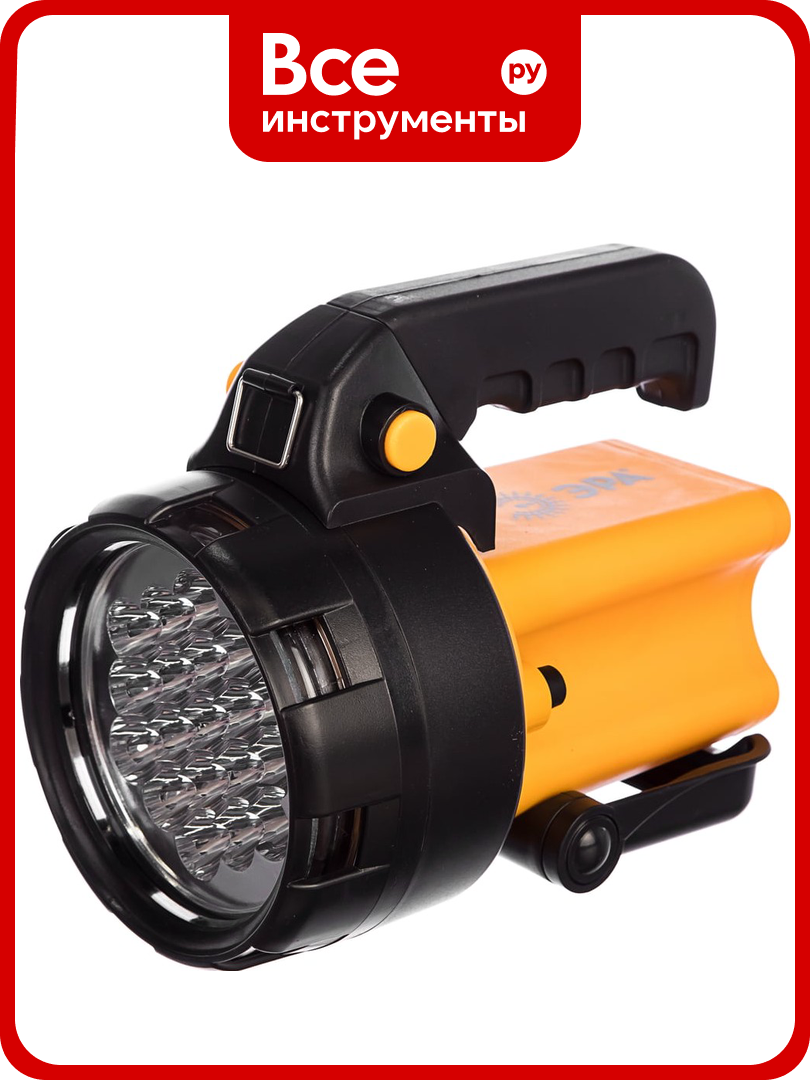 Фонарь-прожектор ЭРА PA-602 Альфа 19xLED, литий 3Ач, ЗУ 220V+12V, карт Б0031033
