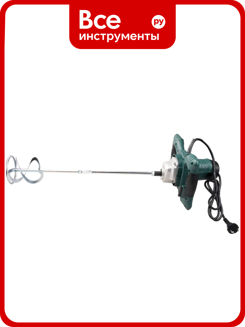Миксер строительный Zitrek GreenMix 1700 PRO 085-1077, м12, для перемешивания красок