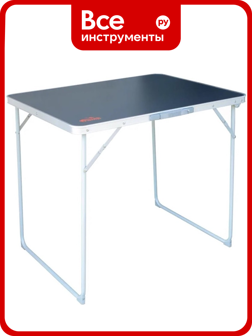 Складной стол Tramp 80x60x70 см TRF-015, прямой столешница из МДФ, прочный стальной каркас, предназначен для кемпинга