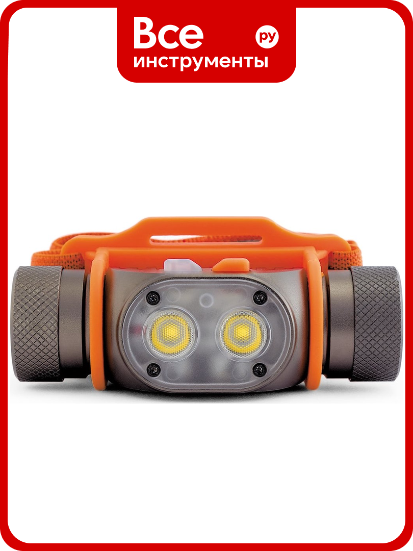 Налобный фонарь яркий ЛУЧ PANDA 2R 2xCREE XP-G3 max.800лм, 5 реж, Li-Ion аккум. 2600mAh, встр. ЗУ 4606400105695