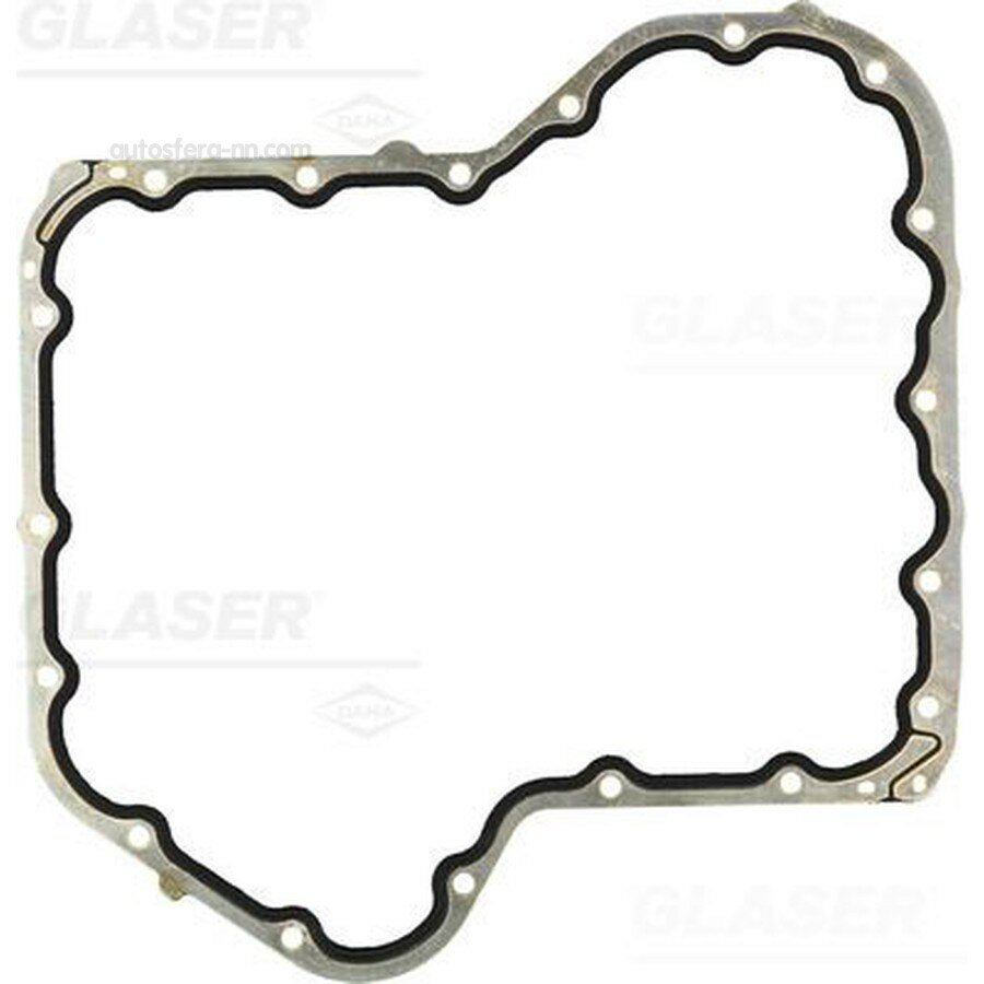 GLASER X5964001 Прокладка поддона ДВС Citroen, Peugeot 2.7HDi-3.0HDi 05-