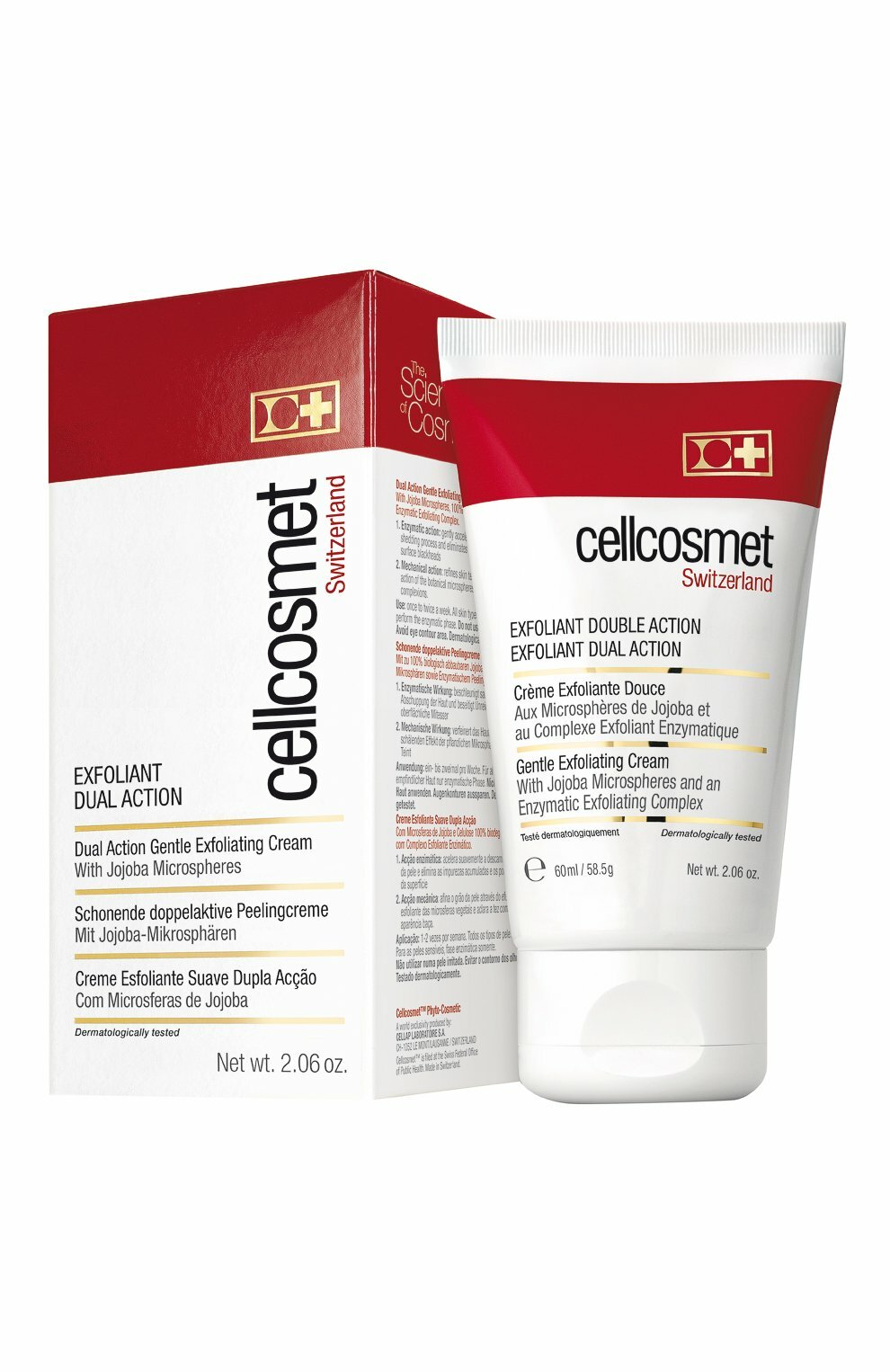 Мягкий отшелушивающий крем двойного действия (60ml) Cellcosmet and Cellmen