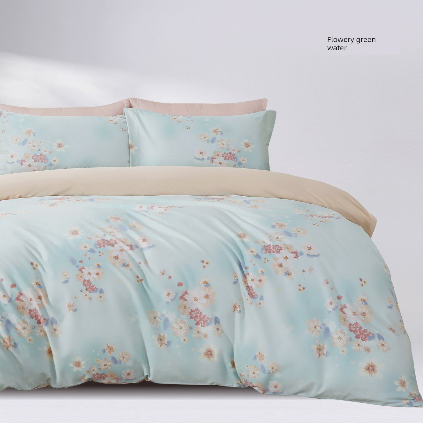 Комплект постельного белья TEVEL/Tanghuang из 100% длинноволокнистого хлопка с полной цветной печатью, 4 предмета, для
