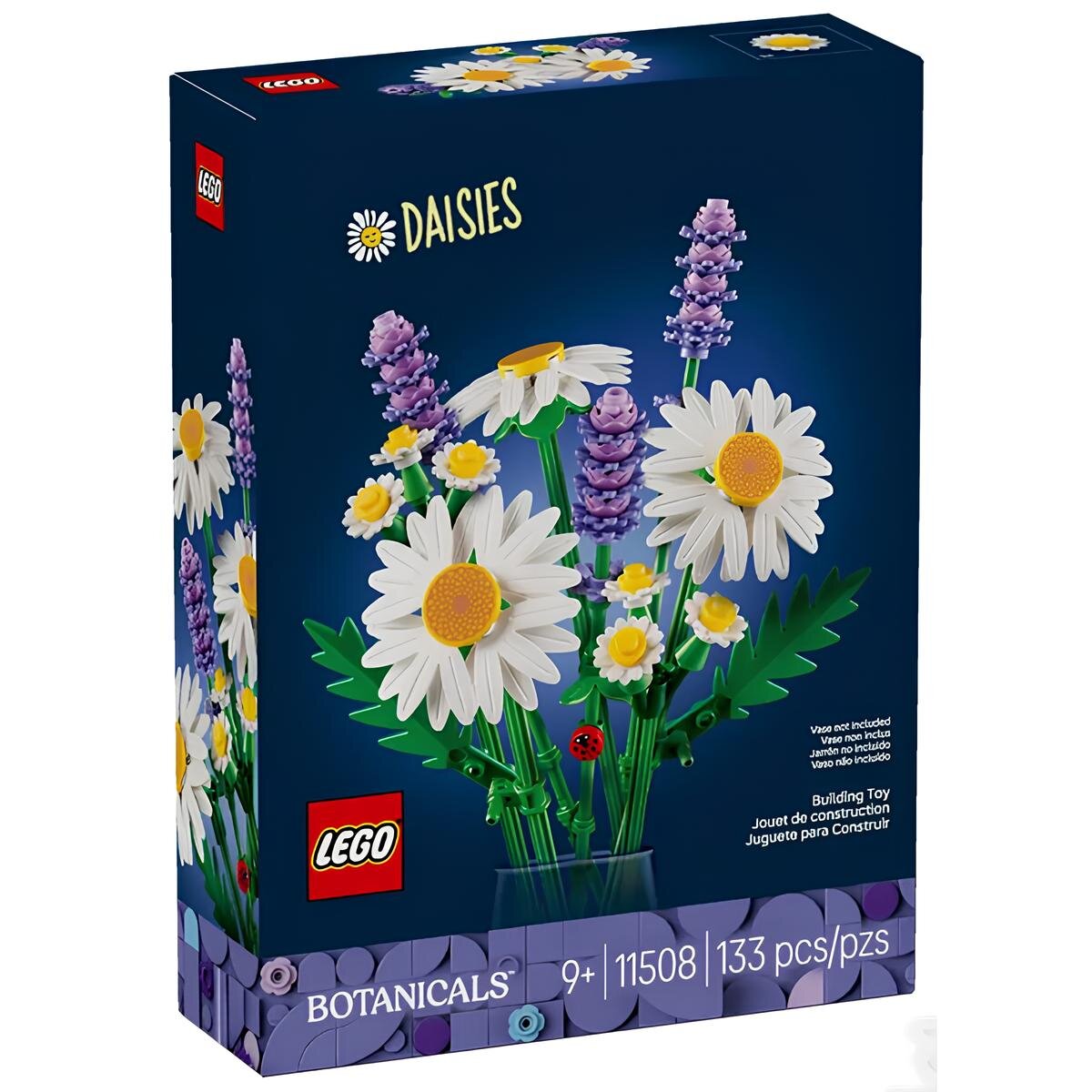 Конструктор LEGO Botanicals 11508 Ромашки и лаванда