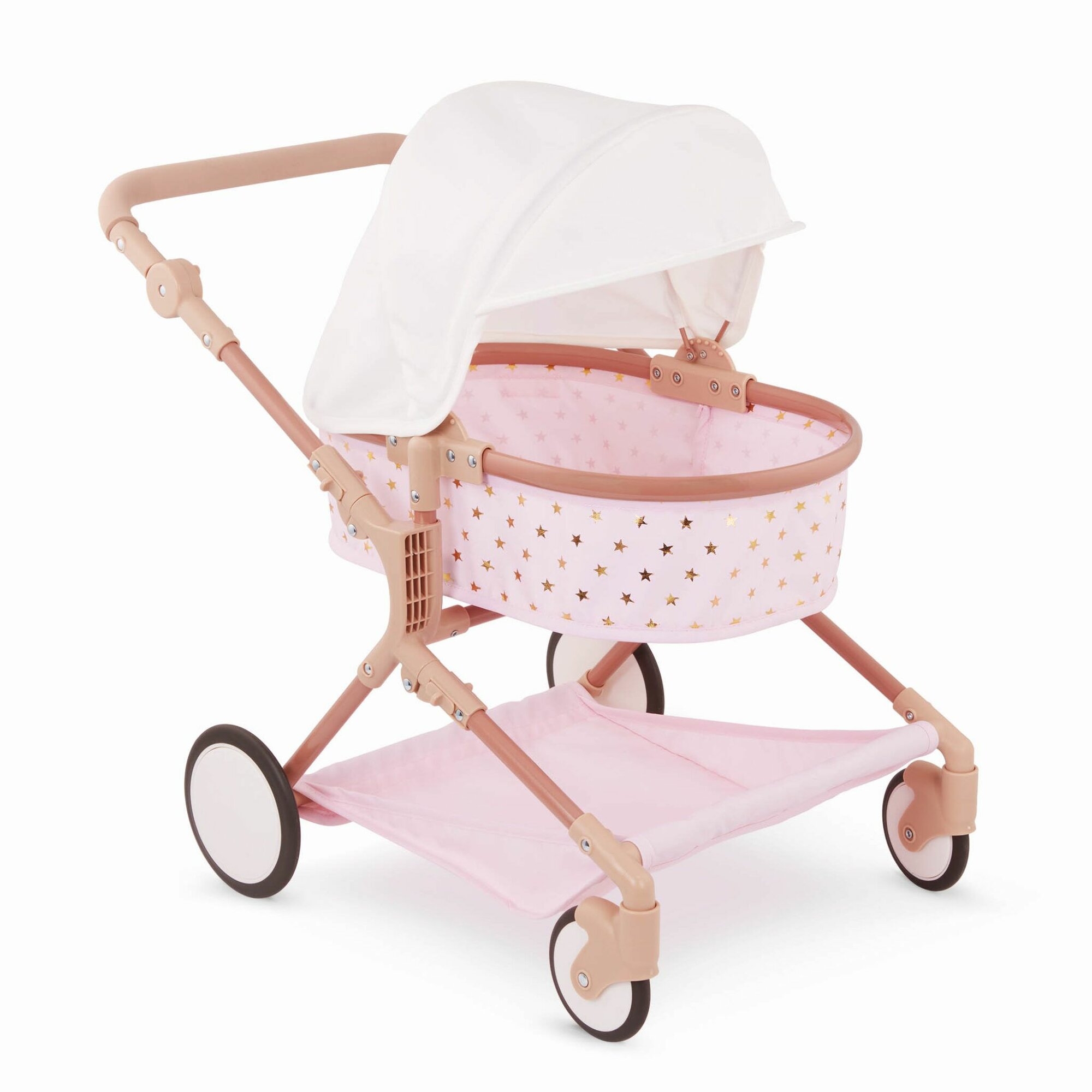 Аксессуар для куклы 35 см LullaBaby - Двухместная коляска, цвет розовый - ЛаллаБэби LBY7618Z