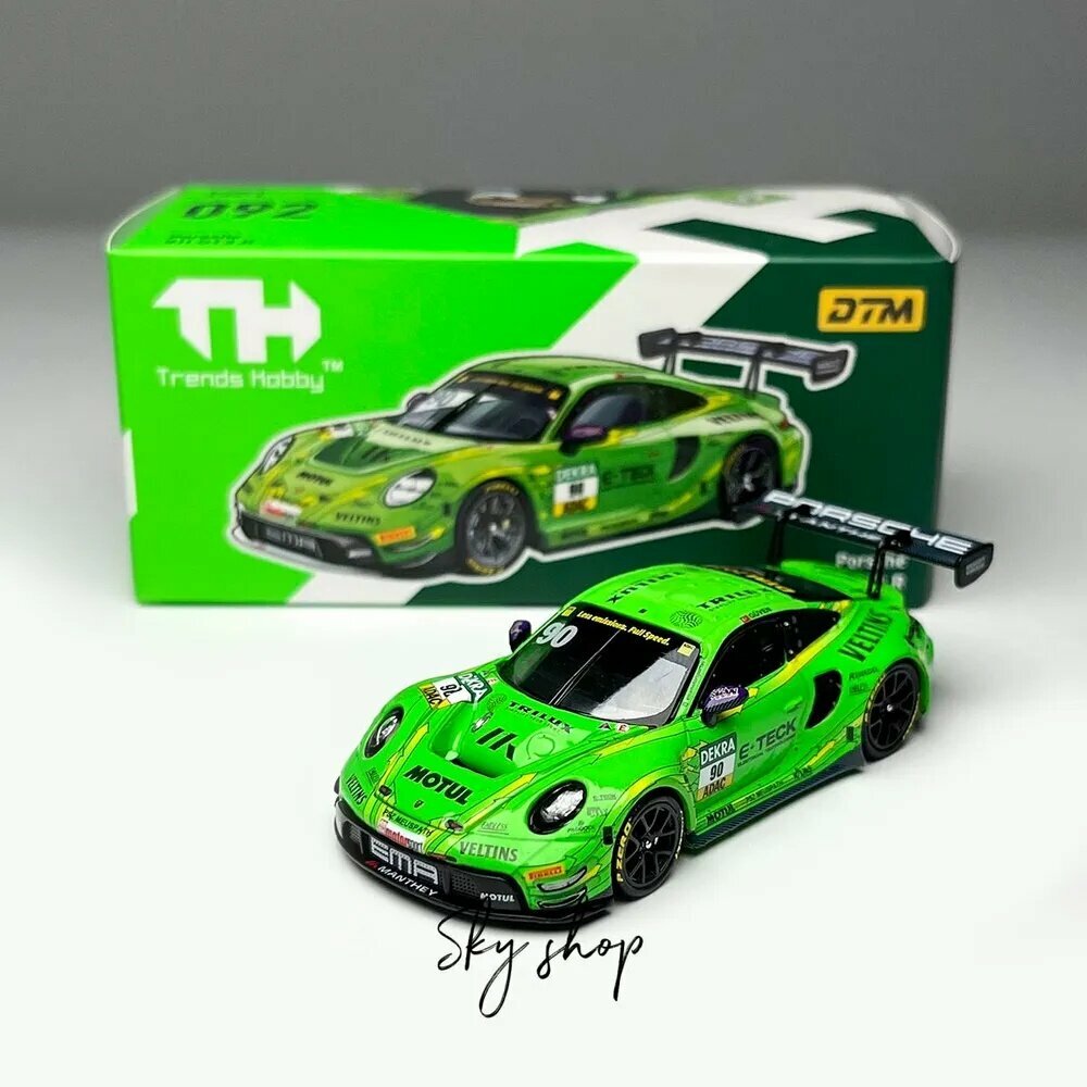 Машинка Trends Hobby 1:64 Porsche 911 GT3 R - DTM 2024 #90