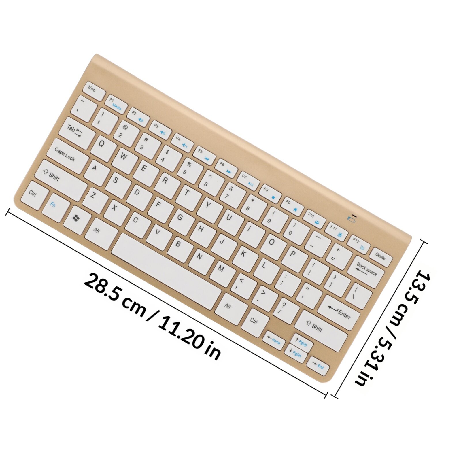 Комплект Беспроводной Клавиатуры И Мыши Golden С Компактной Раскладкой 28.5x13.5x1cm