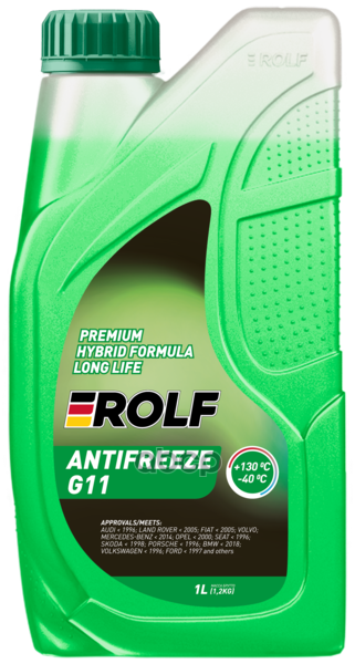 Антифриз G11 ROLF Antifreeze готовый 1л -40°С зеленый ROLF арт. 70013