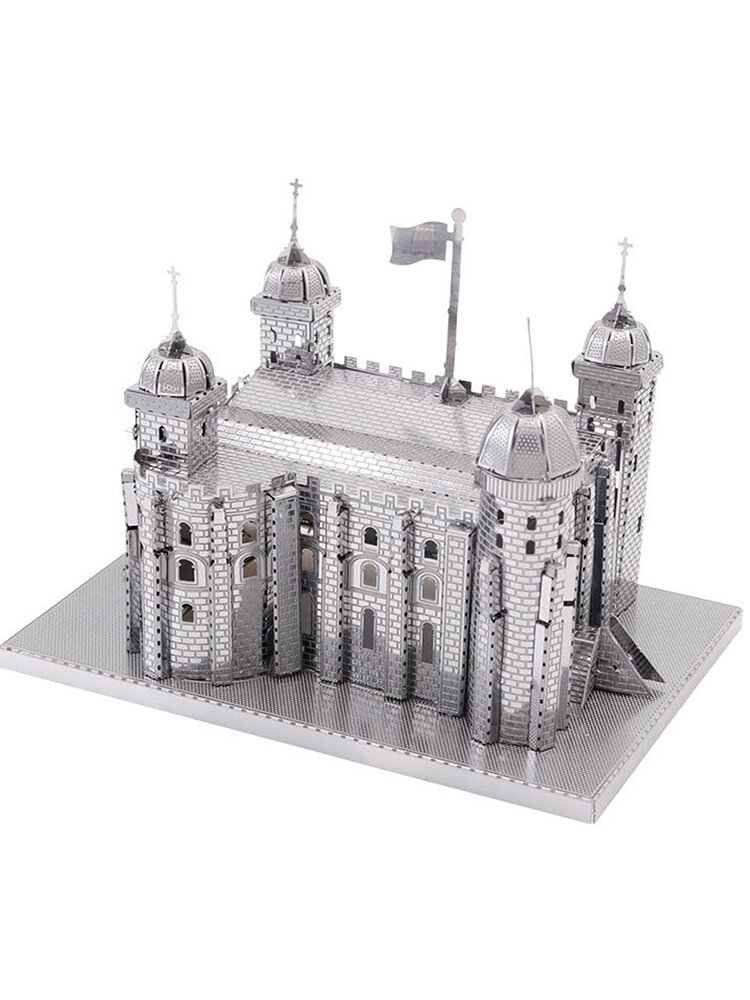 Лондонский Тауэр / подарок мужчине на день рождения 3D металлические головоломки DIY Взрослые игрушки