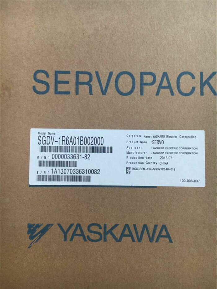 Модуль YASKAWA SERVO DRIVER SGDV-1R6A01B SGDV-1R6A01B002000